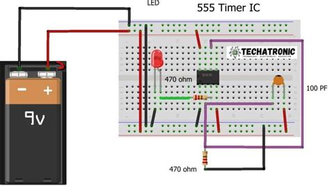 555 Delay Timer With Onoff Basic Project With 555 Timer 555 Delay Timer With Onoff Basic Project With 555 Timer
