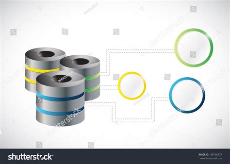 Data Server Network Diagram Illustration Design Stock Illustration 155426774 Shutterstock