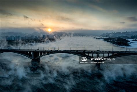Yenisey River In Russias Krasnoyarsk Anadolu Ajansı