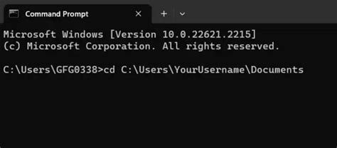 How To Change Directories In Command Prompt CMD GeeksforGeeks
