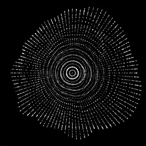 vector abstract sphere of particles points array futuristic vector
