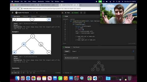 Revisiting Failed Leetcode 687 Longest Univalue Path Youtube