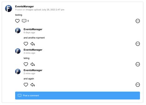 Timeline Comments Count Issue Voxel