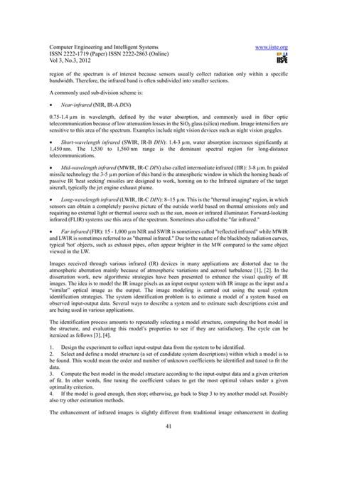 infrared image enhancement using wavelet transform pdf
