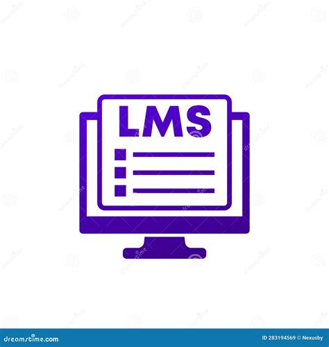 Lms Icon Learning Management System Vector Stock Vector Illustration Of Isolated Icon 283194569