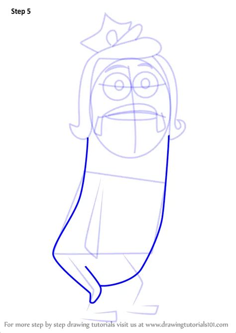 How To Draw Officer Nancy From Spongebob Squarepants Spongebob Squarepants Step By Step