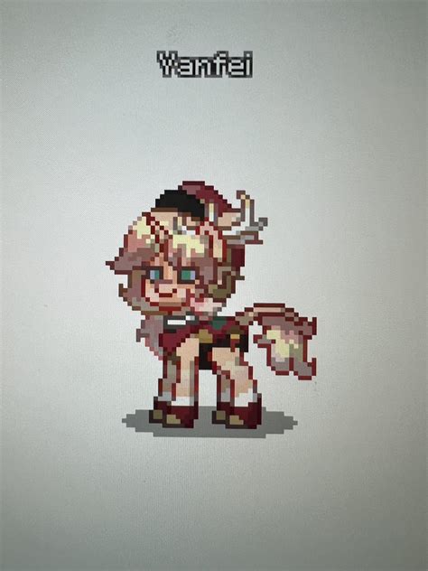 Im New To Pony Town And This Is My First Pony Yanfei From Genshin Im New To Pony Town And This Is My First Pony Yanfei From Genshin