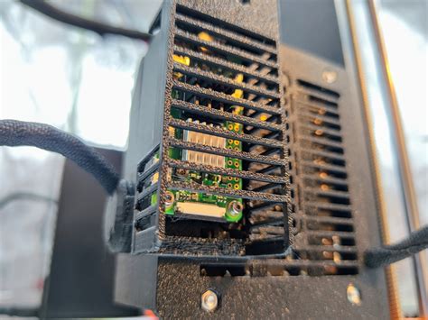 Enclosure For Flipped Raspberry Pi 2 W Mounted To Stock Einsy Mk3s Enclosure By Victor Lin