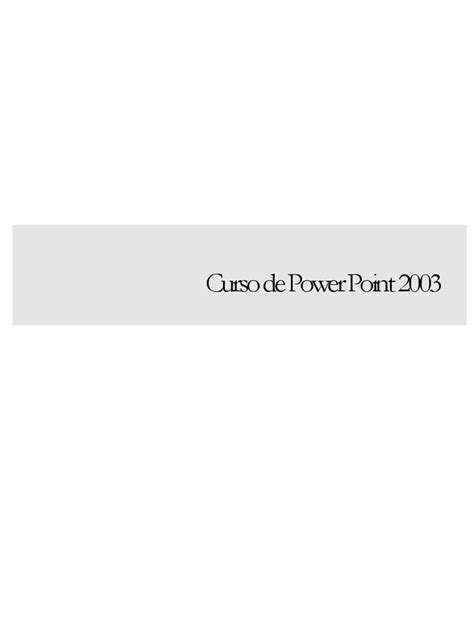 Pdf Manual Curso De Powerpoint 2003 Dokumen Tips