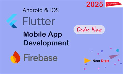 Do complete android, ios flutter app with flutter firebase by Next_digit | Fiverr
