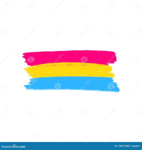 Pansexual Movement Lgbt Symbol Color Flag Sexual Minorities Gays And