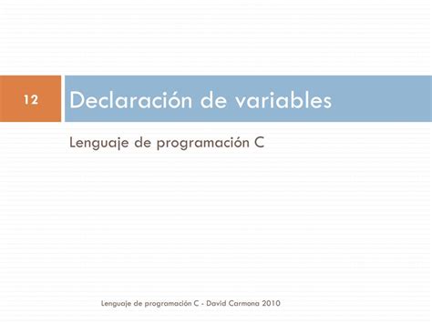 ppt lenguaje de programación c powerpoint presentation free download