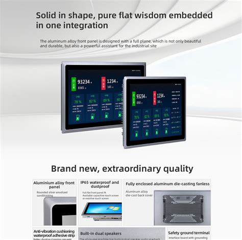 19 Inch Core I3 I5 I7 Industrial Panel Pc Scp K190sr Soncci Us