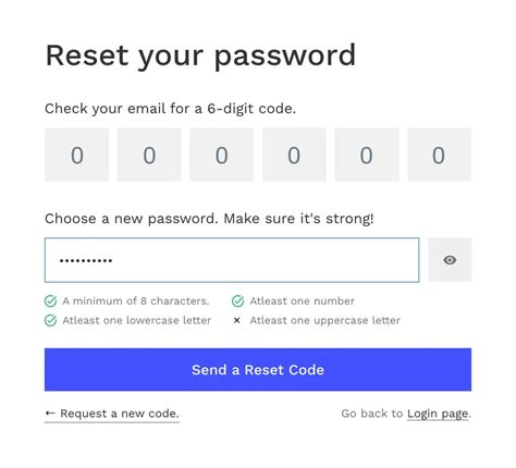 Webflow Reset Password Form Clone Free Webflow Component
