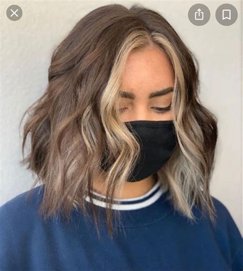 Money Piece Short Hair Color Brown Blonde Hair Hair Highlights