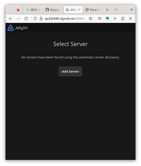 Issue Ipv4 Ip Access To Jellyfin That Is Not Defined On The