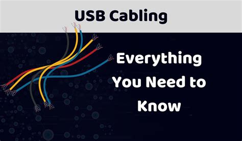 Usb Cabling Everything You Need To Know Rotating Usb Cable