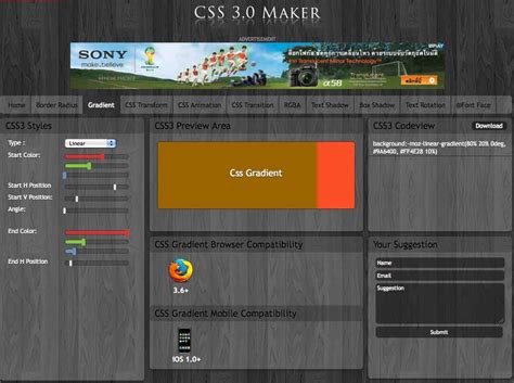 แนะนำ Tool ออนไลน์ฟรี ช่วยเขียนโค้ด Css3 ง่าย ๆ ด้วย Css3maker Designil