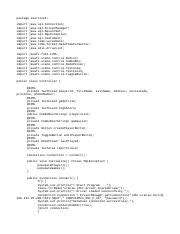 Controller Java Package Course Hero
