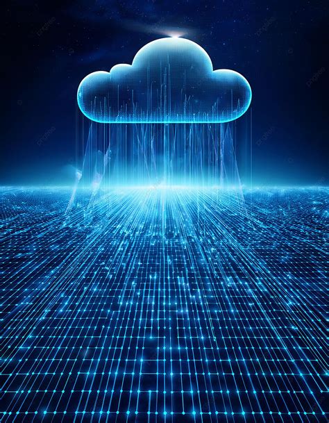 Cloud Computing Data Flow Background Wallpaper Image For Free Download Pngtree