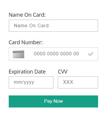 How To Customize Credit Card Form In Stripe Stack Overflow