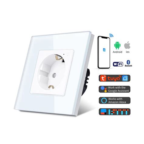 Smart Socket 16a With Power Metering Tuya Smart Mobile Control