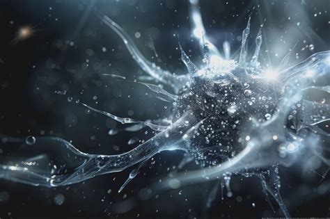 Premium Photo Abstract Representation Of A Virus Particle With The