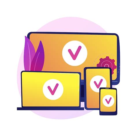 Free Vector Cross Platform Devices Multiplatform Connection Gadgets