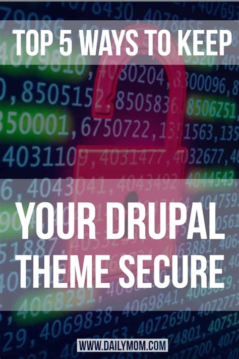 Top 5 Ways To Keep Your Drupal Theme Secure From Online Threats Read Now
