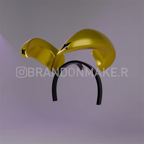3d File Magia Baiser Hiiragi Utena Horns For Cosplay Gushing Over