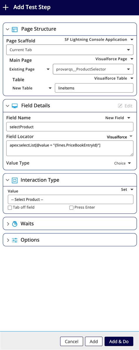 Automation V3 Visualforce Testing Provar Documentation