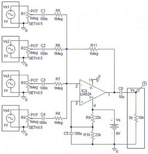 Transistor Audio Mixer Circuit Diagram Circuit Diagram