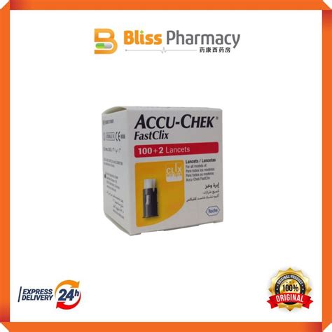 Accu Chek Fastclix 102 Lancets Original Shopee Malaysia