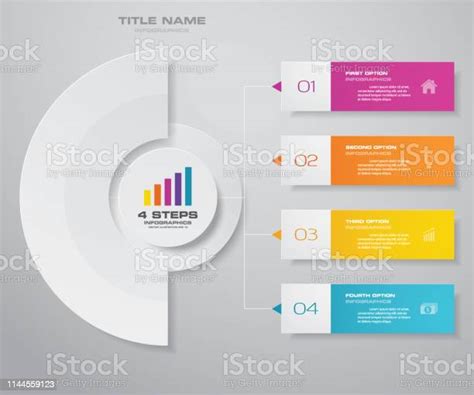 4 단계 간단한 편집 가능한 프로세스 차트 인포 그래픽 요소입니다 0명에 대한 스톡 벡터 아트 및 기타 이미지 0명 개념 Istock