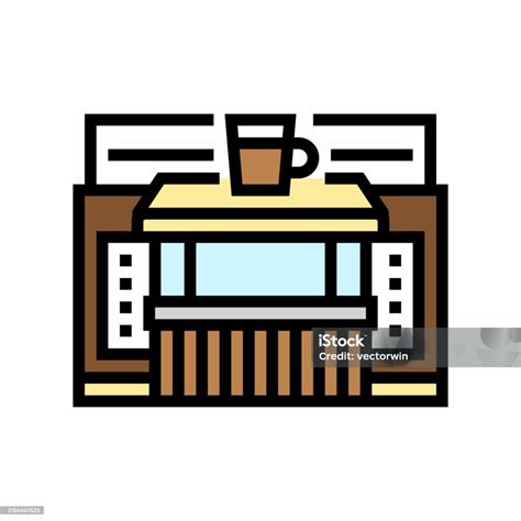 에스프레소 바 길거리 음식 카페 컬러 아이콘 벡터 일러스트 레이 션 거리에 대한 스톡 벡터 아트 및 기타 이미지 거리 겨울 궁중팬 Istock