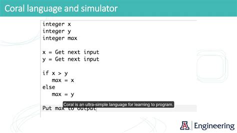 Coral An Ultra Simple Language For Learning To Program Ppt Download