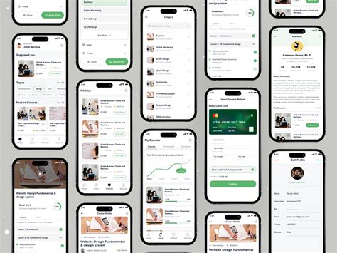 Course App Ui Kit By Ofspace Uxui On Dribbble