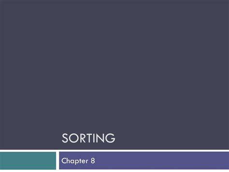 Ppt Sorting Powerpoint Presentation Free Download Id2334035
