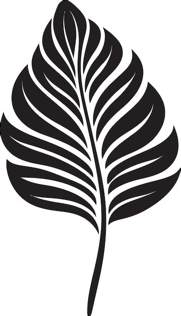 Sophisticated And Detailed Tropical Leaf Vector Graphics Ideal For