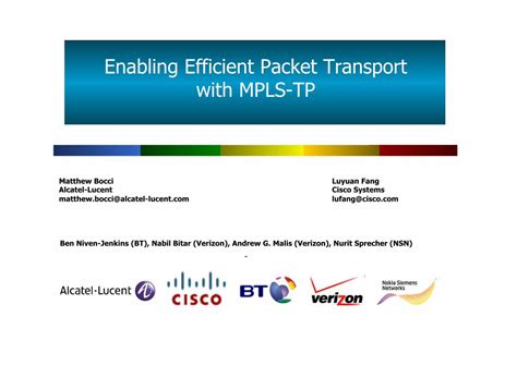 Pdf Enabling Efficient Packet Transport With Mpls Tphomebtconnect