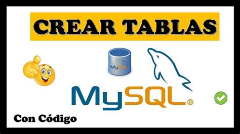 crear tabla en mysql [2025]