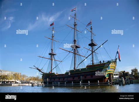 Holland Amsterdam Scheepvartmuseum Maritime Museum Amsterdam East India Trading Ship Holland