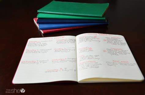 Organize Your Life With A Simple Notebook Simple Tips