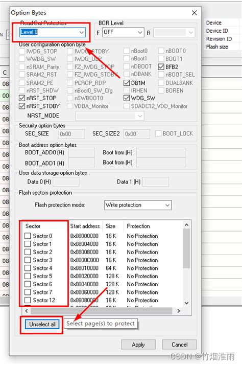 Stm32 Flash锁死导致：error Flash Download Failed “cortex M4“error Flash