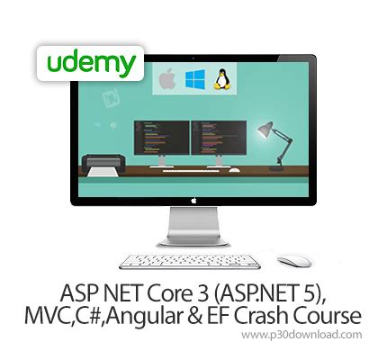 دانلود Udemy ASP NET Core 3 (ASP.NET 5),MVC,C#,Angular & EF Crash Course آموز...