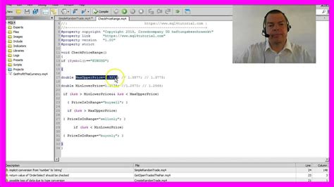 Mql4 Tutorial Bootcamp2 16 Trading Range Module Youtube