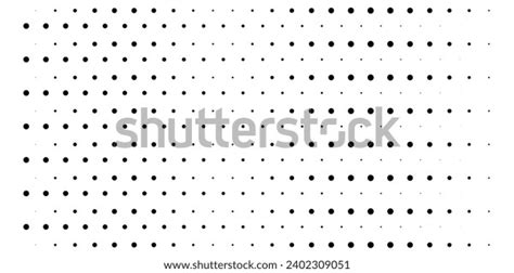 Background Monochrome Dotted Texture Polka Dot Stock Vector Royalty