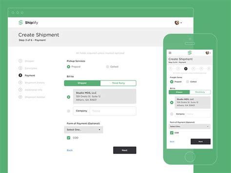 responsive payment form form design form design web wellness design