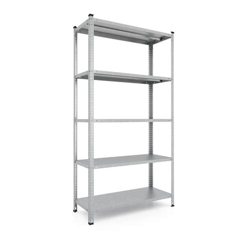 ᐉ Стелаж Skladcom 180х90х50 см 5 полиць металевий оцинкований на болтах Сірий 2254892122
