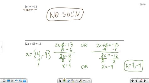 Absolute Value Equations The Basics YouTube